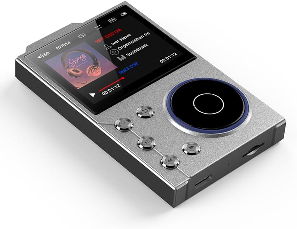 Fiorky HiFi MP3 Player Lossless DSD Digital Audio Music Player Bluetooth-Compatible 5.3 Portable ...