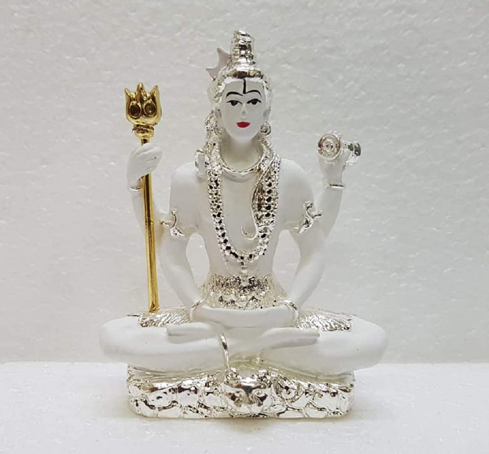 Buy Indian Resin Lord Shiva Idol Statue Sculpture Showpiece for Home ...