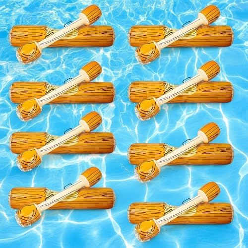 Amazon.com: Honoson 8/12/16 Pcs Inflatable Pool Floats Pool Floating ...
