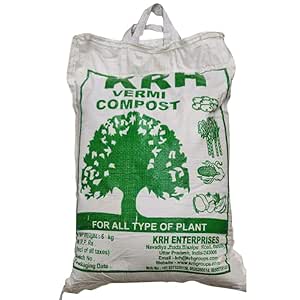 KRH Vermicompost Fertilizer Manure for Natural Plants, 100% Organic, 5Kg : Amazon.in: Garden ...