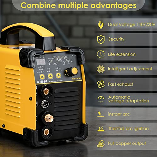 Snapklik.com : Hynade Digital Tig/Stick TIG180DP Tig Welder, 180Amp ...
