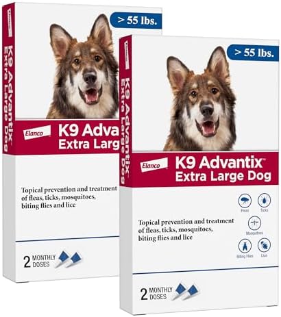 Amazon.com : K9 Advantix Flea, Tick & Mosquito Prevention for Dogs Over ...