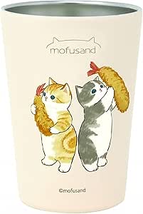 Amazon.com: Toa Metal Mofusand 2-Way Vacuum Double Layer Tumbler M [Shrimp Nyan] 53-2029 Beige ...