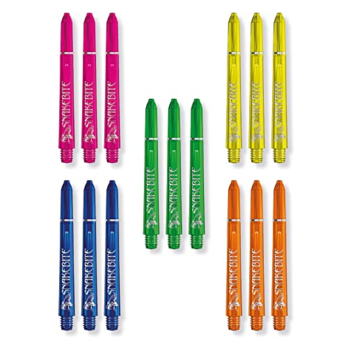 RED DRAGON Peter Wright Snakebite VRX Dart Shaft Collection 5 Sets Per ...