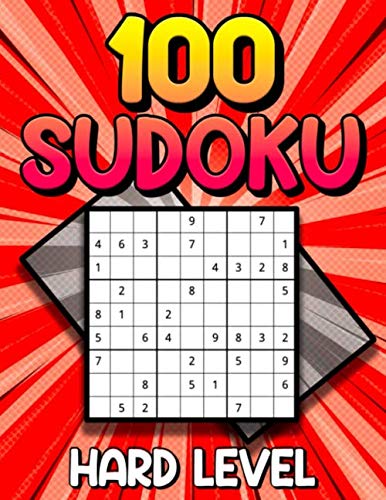 100 Sudoku Hard Level: 100 Adult Sudoku Advanced | Adult Sudoku Puzzles ...