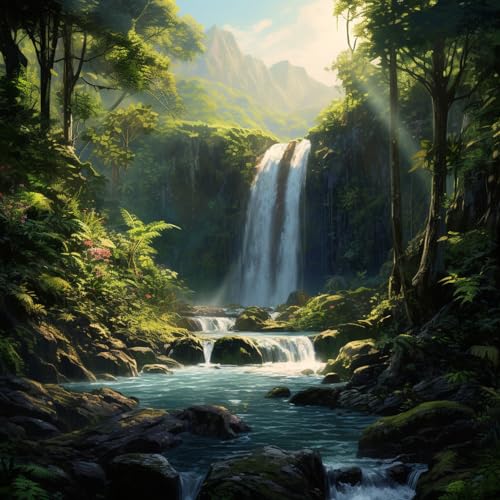 Amazon.com: Riverside Rhapsody: Piano by the Flowing Waterfall ...