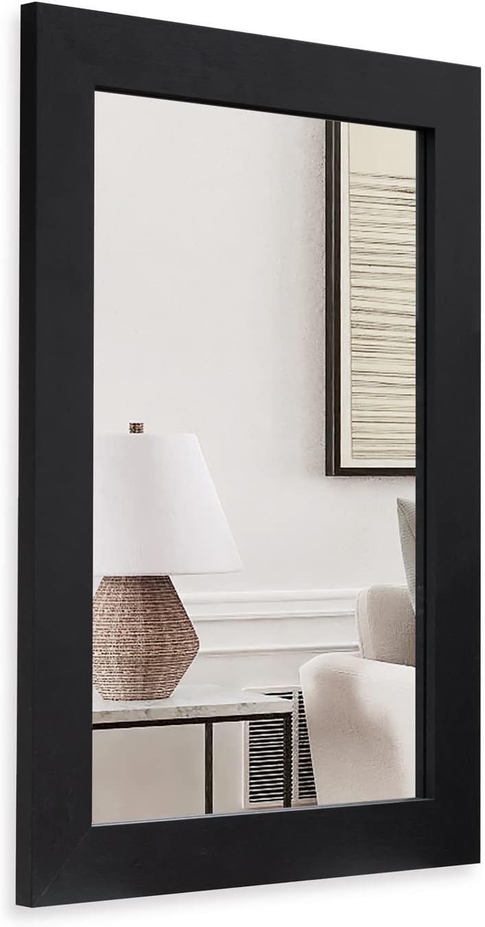 Amazon.com: Mirrorize Rectangular Framed Beveled Wall Mirror, 24" x 30 ...