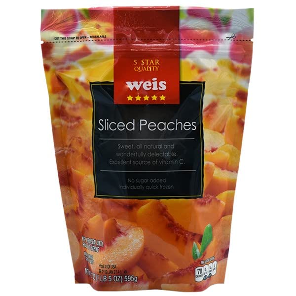 Amazon.com: Weis Signature Collection, Peaches Sliced, 21 Ounce ...