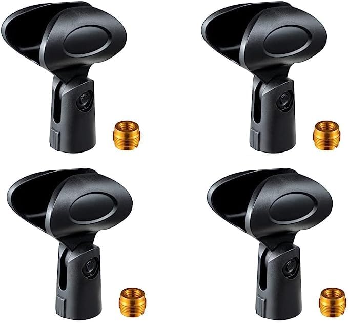 Amazon.com: 2Pcs Mic Clips for Stands, Microphone Clip Holders with ...
