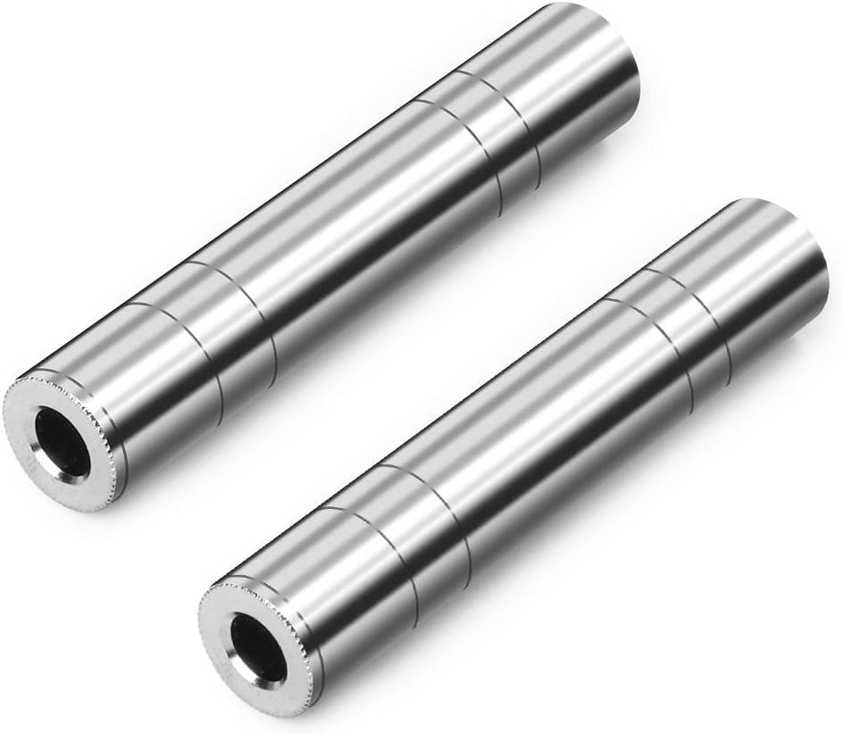 Amazon.com: Disino 1/4 Inch TRS/TS Female to Female Coupler, 1/4" (6 ...