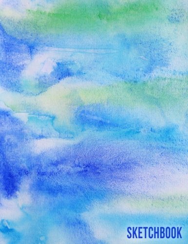 Sketchbook: Aqua Paper Texture, Blank Drawing Book to Sketch Your Style ...