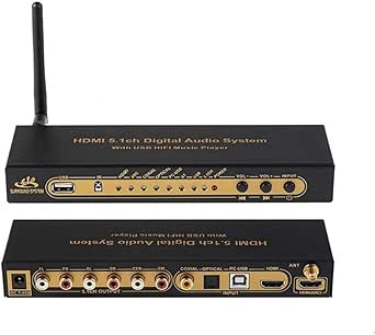 Microware 5.1ch Digital Audio Converter, Decoder, Bluetooth 5.0 Chip ...