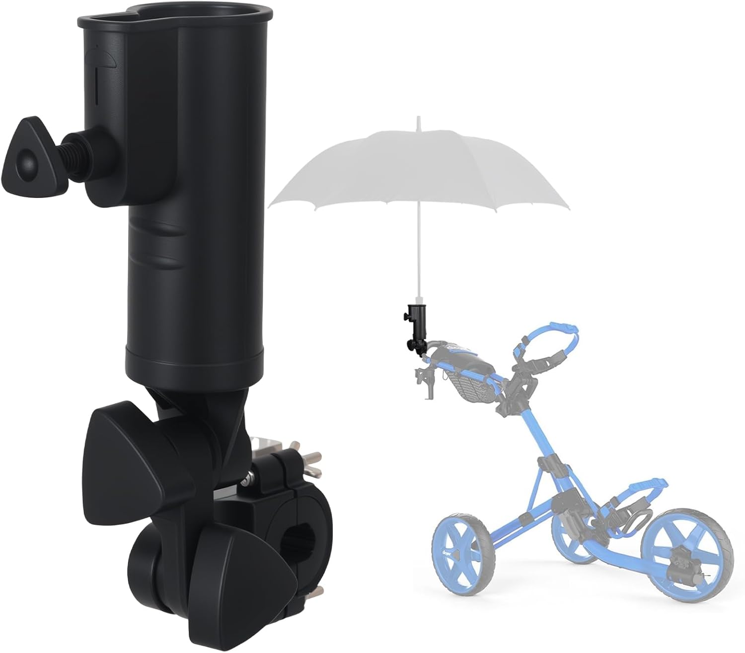 Amazon.com: Umbrella Holder Compatible with Clicgear, Adjustable for ...