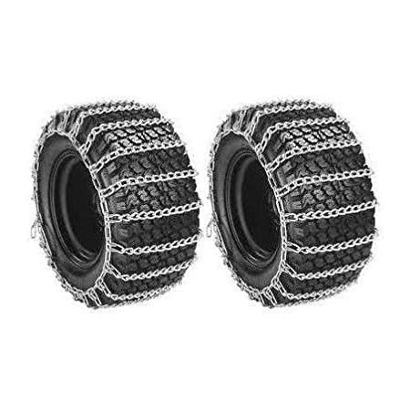 Amazon.com : Welironly Pair 2 Link TIRE Chains 18x9.50x8 for Sears ...