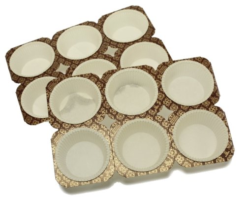 Buy SCI Scandicrafts Paper Muffin Tray 6-Cup, Package 2 Online at Low ...