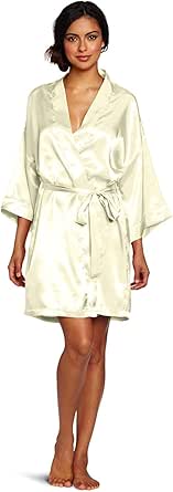 Intimo Women's Poly Charmeuse Robe at Amazon Women’s Clothing store ...