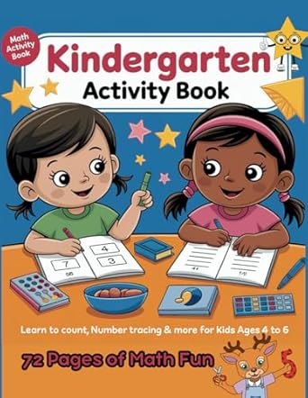 Amazon.com: Kindergarten Math Activity Book: Kids Learning Math ...