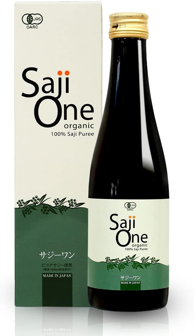 Amazon | SajiOne サジージュース 100％ 300ml オーガニック サジー 鉄分補給 サジーワン ストレート お試しサイズ | SajiOne | 健康食品 通販