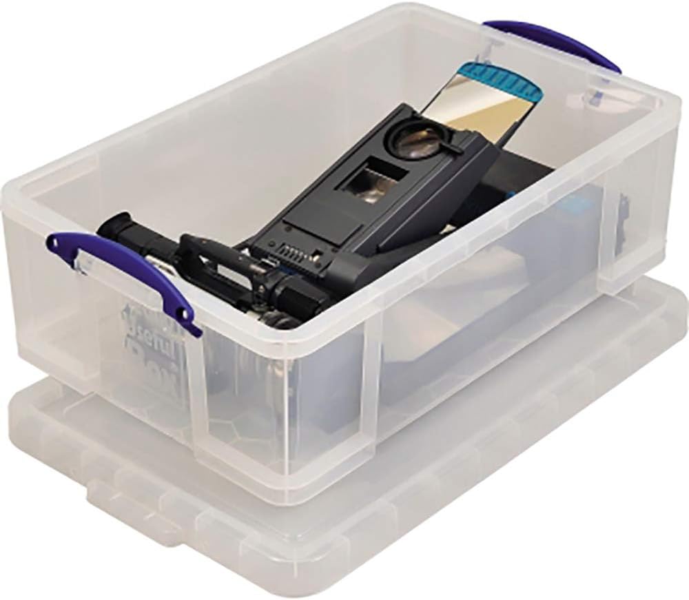 Really Useful 50L Plastic Storage Box W710xD440xH230mm Clear KING50C ...