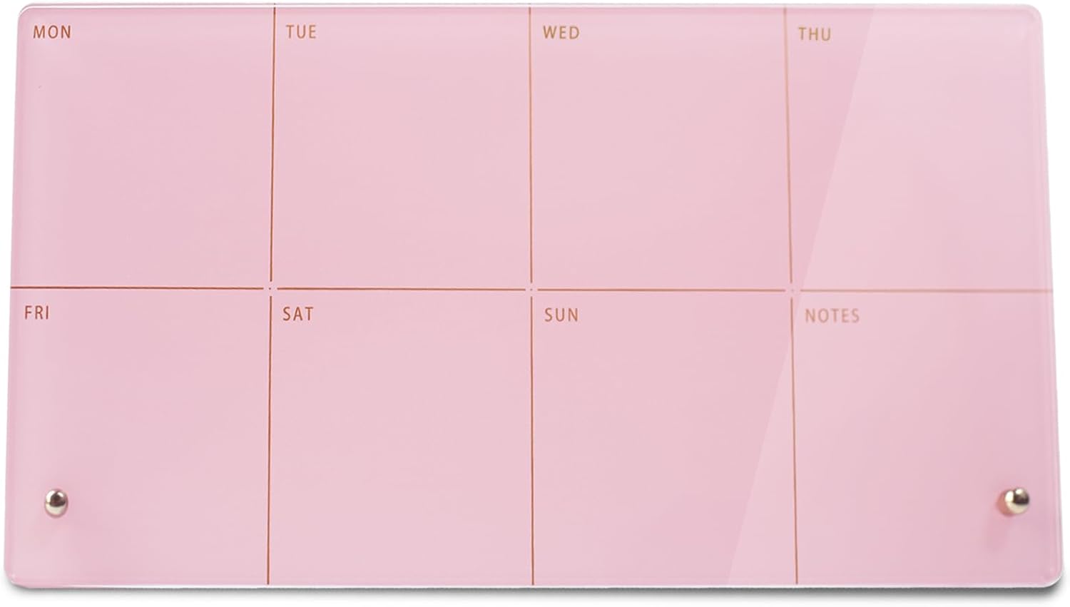 Marribol Desktop Acrylic Weekly Planner Whiteboard with Stand,30cmx15cm ...