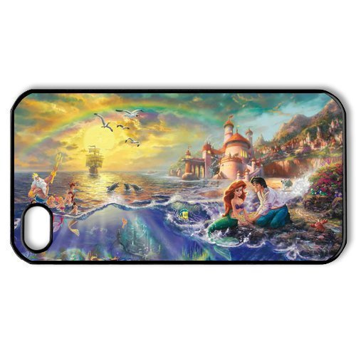 Amazon.com: Romantic Beautiful Ariel The Little Mermaid Hard Printed ...