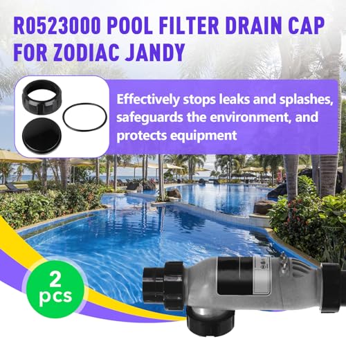 Kamrexi 2 Pcs R0523000 Pool Filter Drain Cap for Zodiac Jandy DEV ...