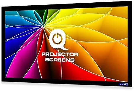 Amazon.com: QualGear 150-Inch Fixed Frame Projector Screen, 16: 9 4K HD ...