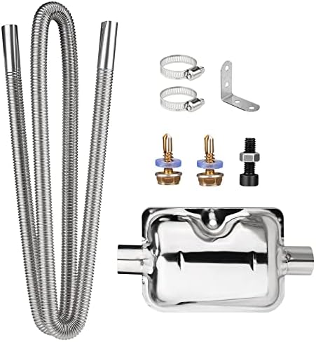 Car Exhaust Hose, Stainless Steel Diesel Heater Exhaust Pipe, Flexible ...