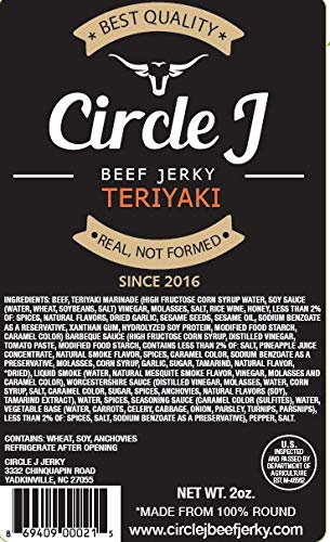 Amazon.com: Circle J Beef Jerky (Teriyaki) : Grocery & Gourmet Food