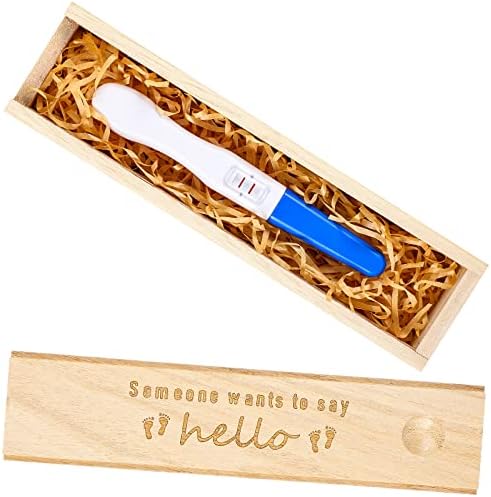 Amazon.com : Qunclay Pregnancy Test Keepsake Box Surprise Pregnancy ...