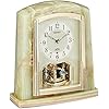 Amazon.co.jp: セイコークロック(Seiko Clock) セイコー クロック 置き時計 電波 アナログ 回転飾り オニキス枠 ...