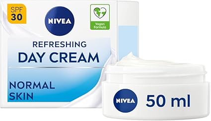 NIVEA Refreshing Day Cream (50ml), Day Cream for Women Provides 24 Hour ...