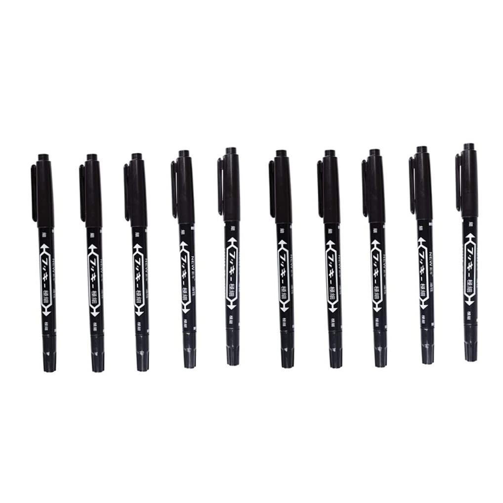 10 Packs Professional Body Art Pens Temporary Tattoo Marker Skin Marker ...