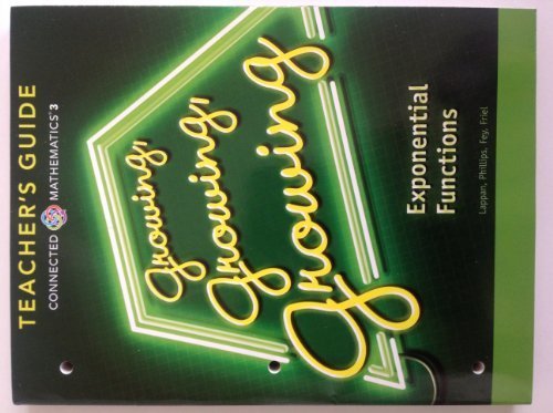 Connected Mathematics 3 TEACHER'S GUIDE Grade 8: Growing, Growing ...