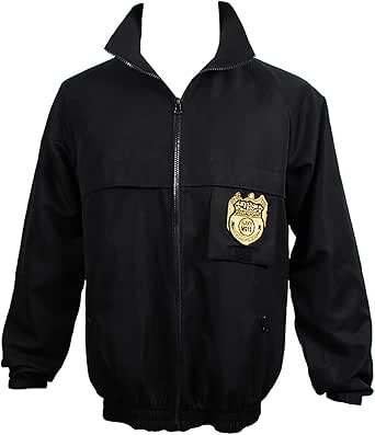 Amazon.com: Men's NCIS Staff Cosplay Costume Leroy Jethro Gibbs Black ...
