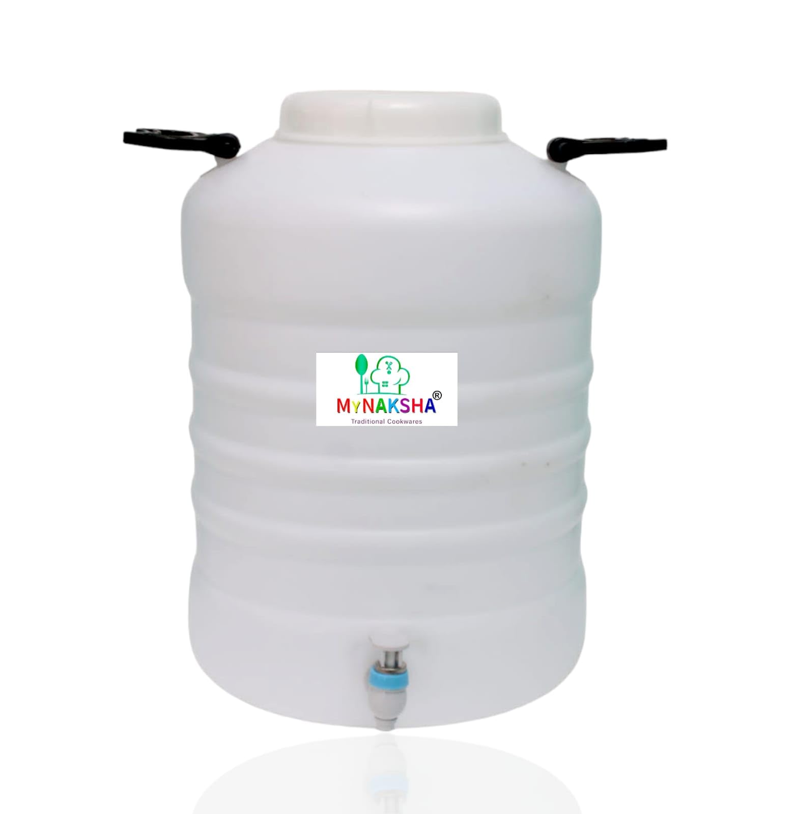MYNAKSHA Plastic Water Dispenser with Tap | Water Storage Drum | Open ...