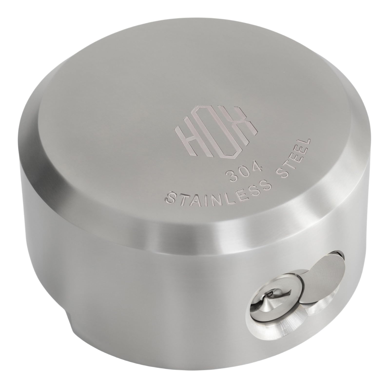 HOX Stainless Steel Puck Lock, Military-Grade Hidden Shackle Padlock ...
