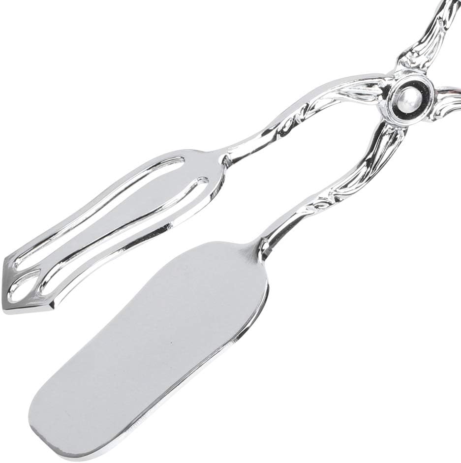 Fydun Retro Food Tongs Zinc Alloy Bread Tongs Buffet Party Gourmet ...