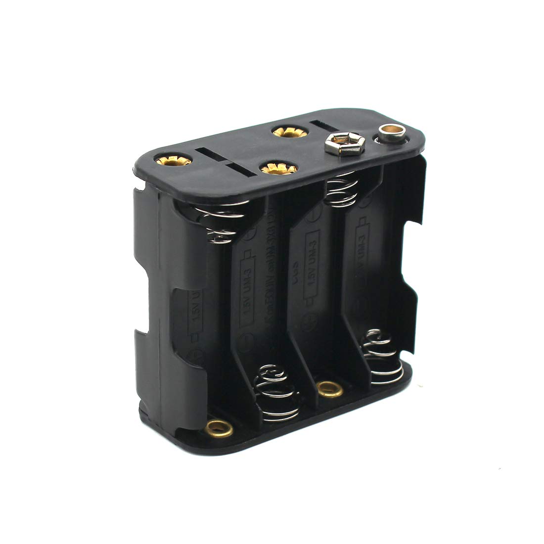 Mojo Dove Battery Holder 4-Pack AA Battery Holders With Wired Clips ...