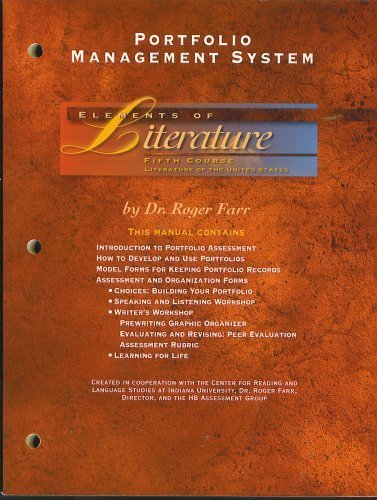 Portfolio Management System, Elements of Literature, Fifth Course ...