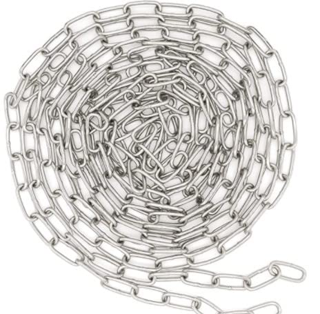 MOUYAT 13 Feet x 3/16 Inch Stainless Steel Chain, Heavy Duty Coil Chian ...