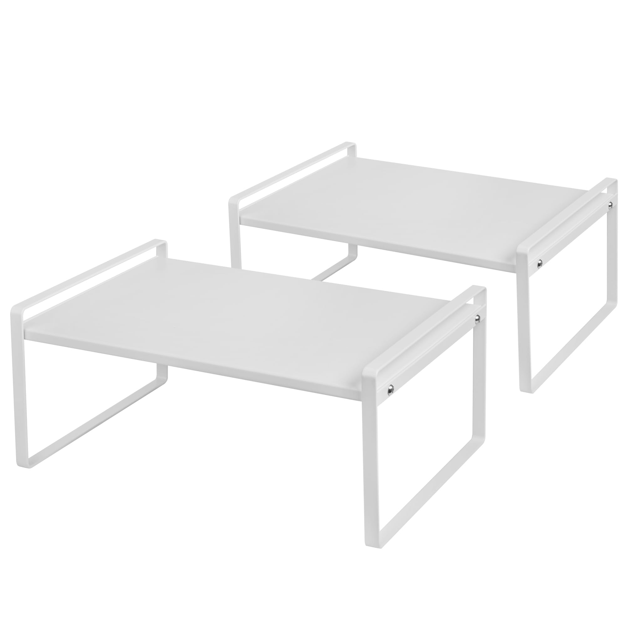 Amazon.com - Nxconsu 2Pack Cabinet Shelves Stackable Shelf Organizer ...