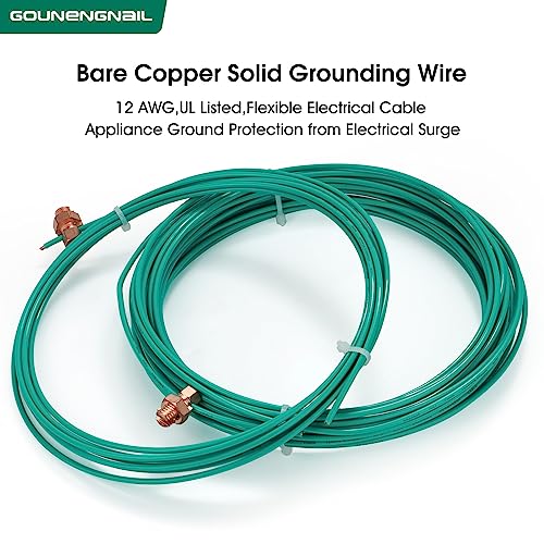 Snapklik.com : UL Listed Solid Pure Copper Grounding Cable, 12 AWG ...