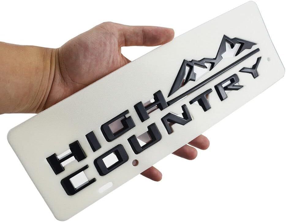 Amazon.com: 1Pc High Country Emblem Rear Tailgate Letter Logo Car Badge ...