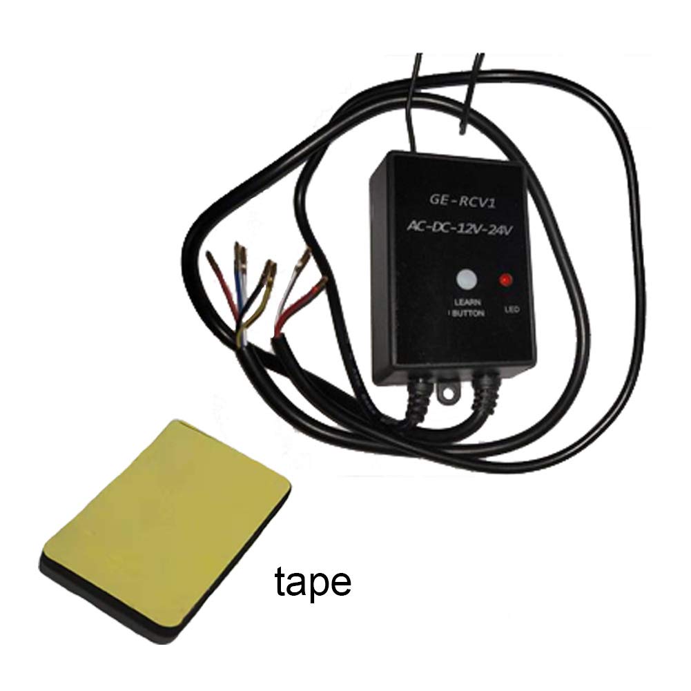 RCV1 Rolling Code External Receiver 12-24VAC/DC 433.92MHz for Gate ...