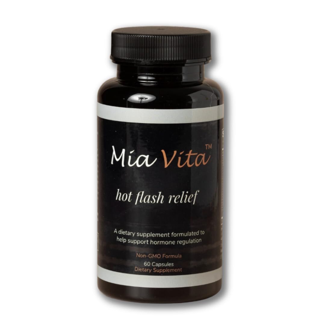 Amazon.com: FEMMEPHARMA Mia Vita Hot Flash Supplements for Menopause ...