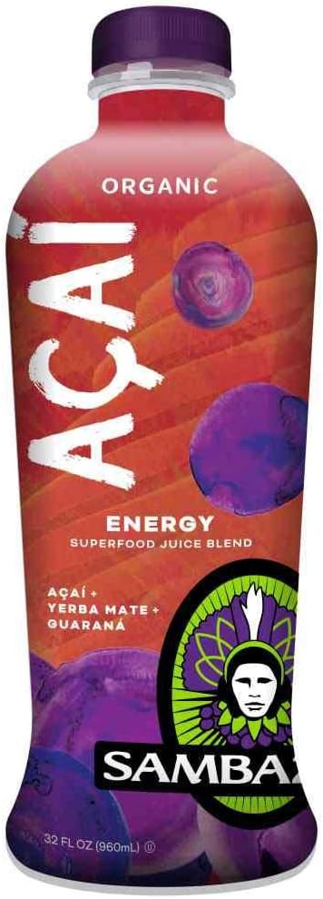 Amazon.com : Sambazon, Energy Drink Single Organic, 12 Fl Oz : Grocery ...