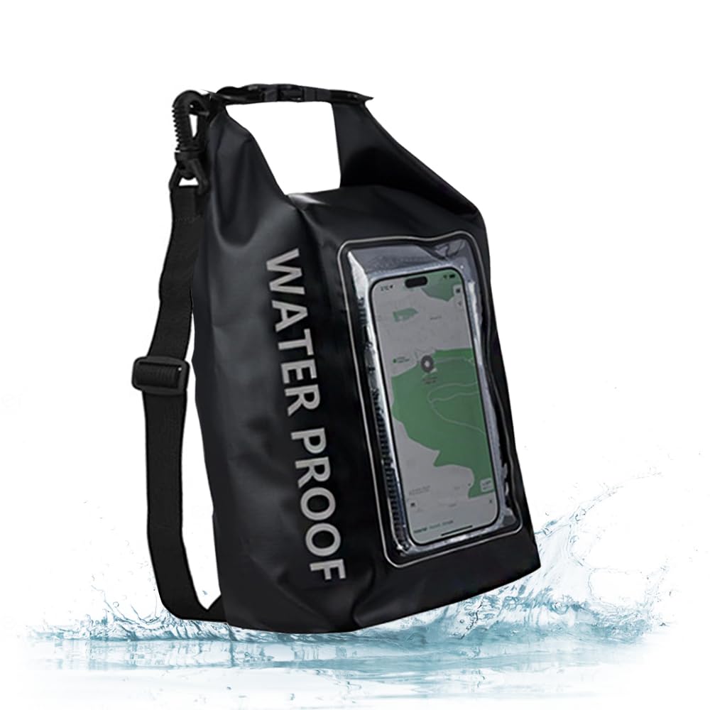Bolsa Seca Impermeable para Senderismo, 5L Mochila a Prueba de Agua con ...