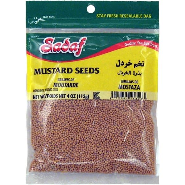 Amazon.com : Sadaf Mustard Seeds 4oz - Mustard Seeds for Cooking or ...