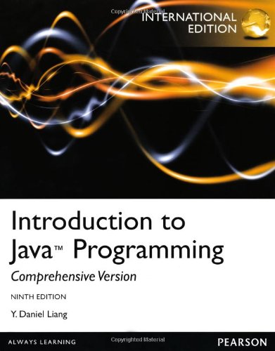 Introduction To Java Programming Comprehensive Version With Myprogramminglab International